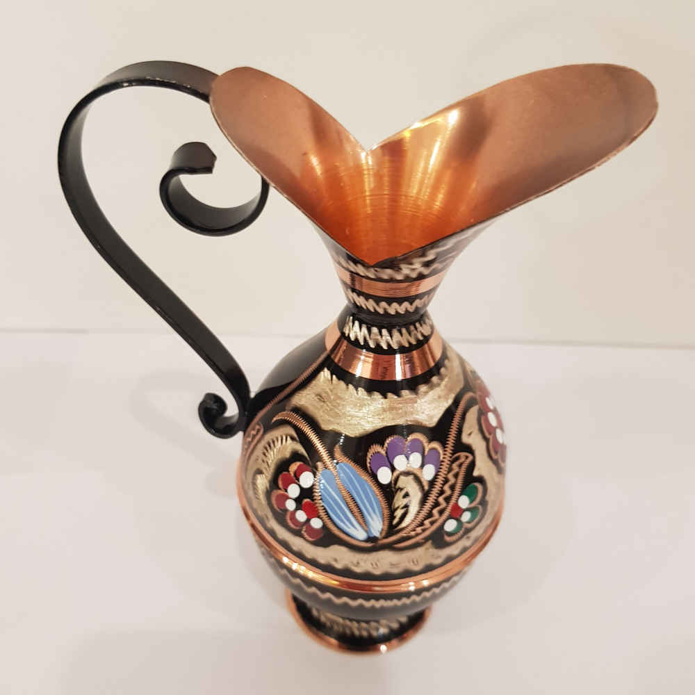 Decorative Pitcher Handcrafted With Persian Minakari Enamel Zaman ...