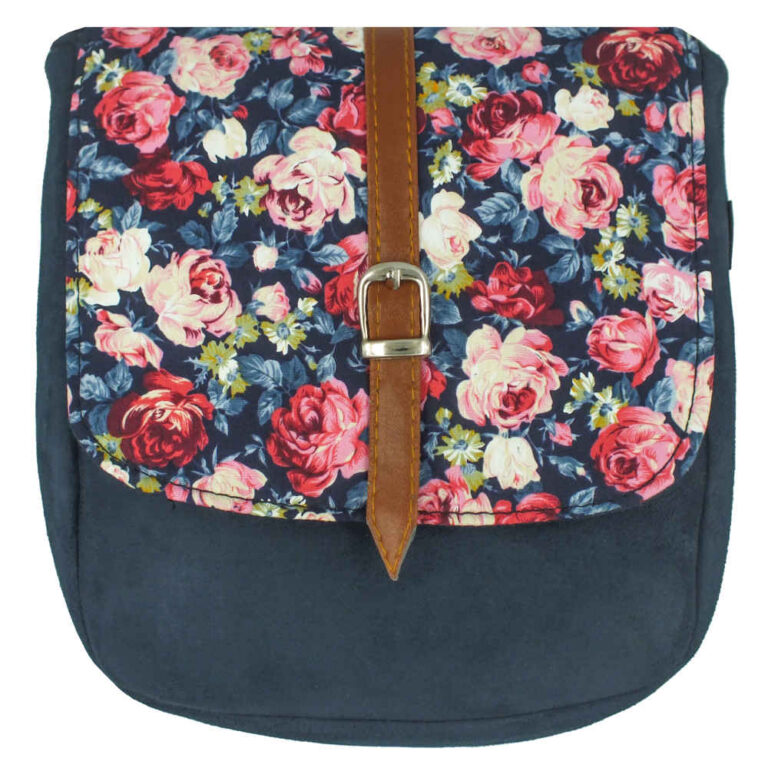 Bohemian Crossbody Shoulder Bag with Floral Pattern Sarvin - ShopiPersia
