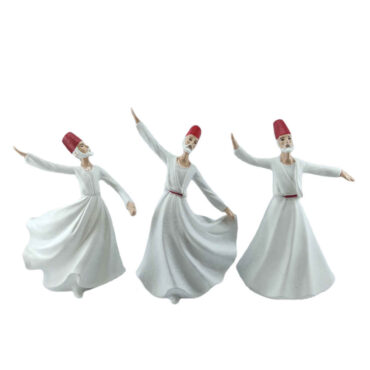 Decorative Sama Dance Figurines Sculpture 3 Pieces - ShopiPersia