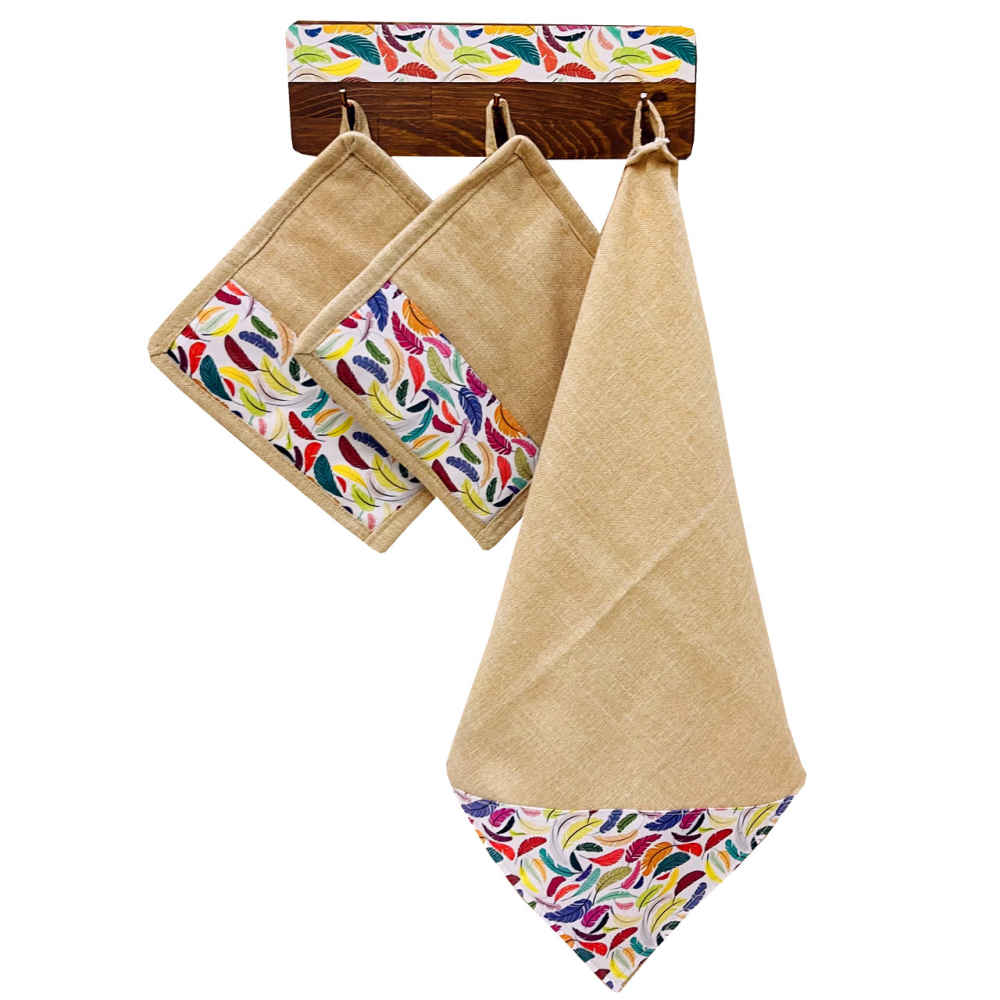 16-Piece Kitchen Accessories Set Feather - ShopiPersia