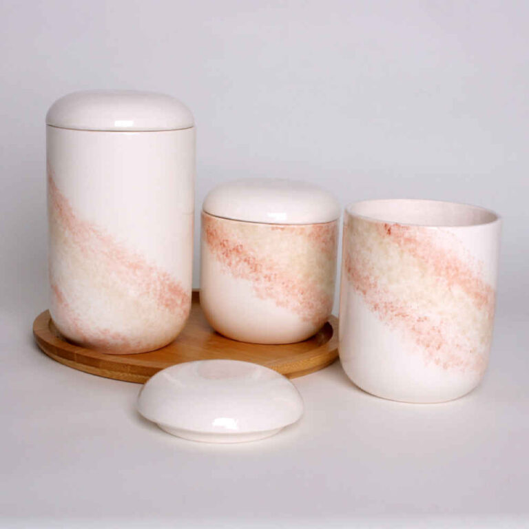 Ceramic Canister Set - Ideal for Kitchen Storage & Organization, Lux ...