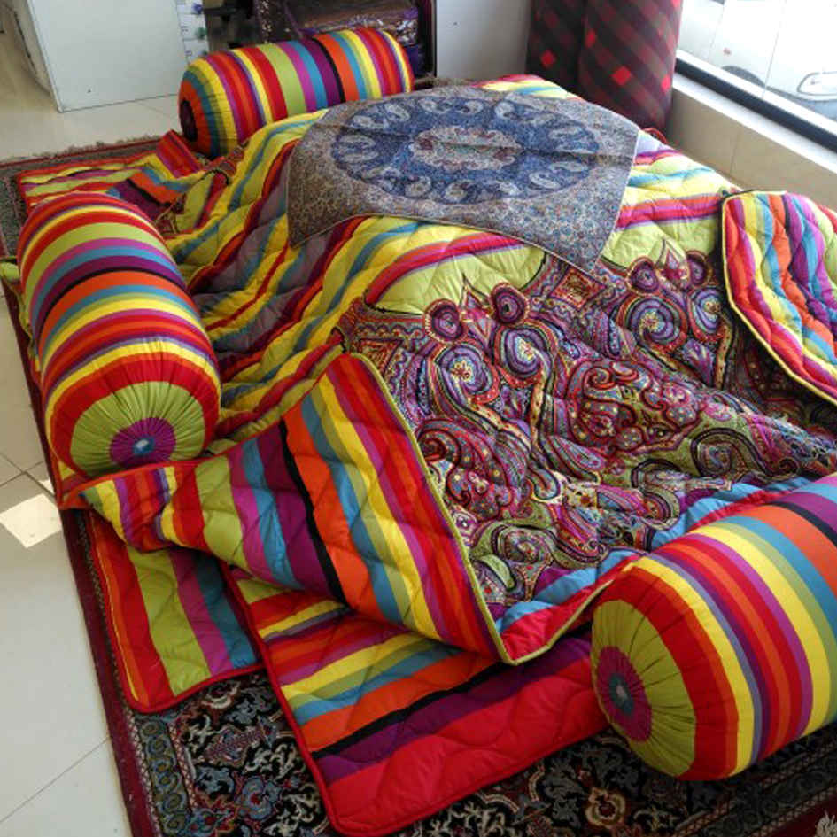 Wooden Persian Korsi Table - Foldable & Portable 70R - ShopiPersia