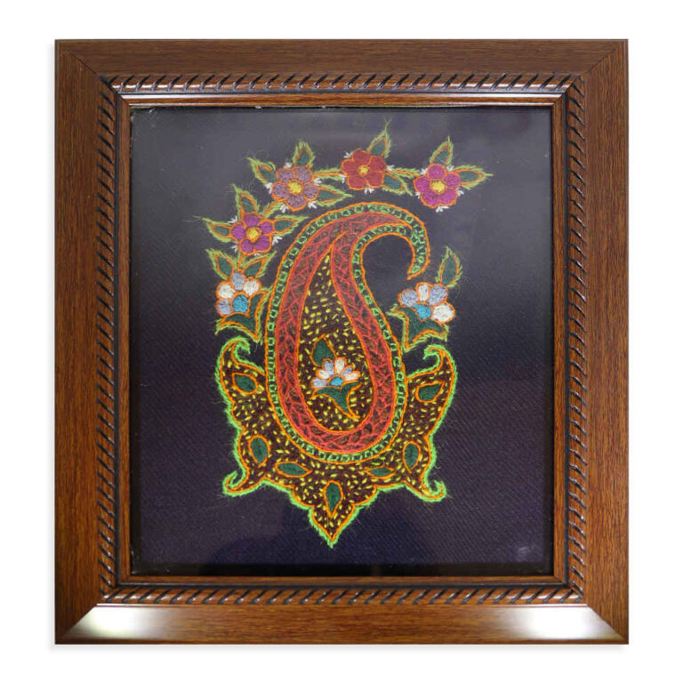 Persian Embroidered Tapestry Wall Hanging – Floral Taranom Textile Art ...