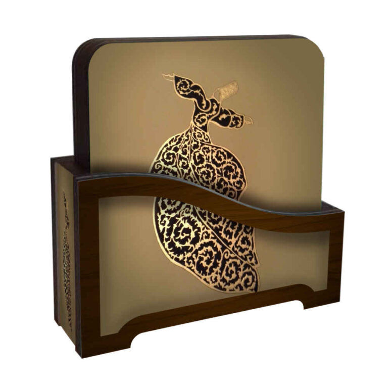 Arya Edition Persian Tea Storage Box with Inner Compartments - ShopiPersia