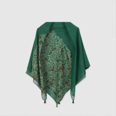 Persian Silk Neck Scarf for Women Luxe and Vibrant Square Khosro o ...