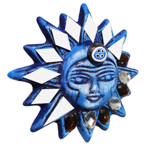 Decorative Persian Pottery Wall Hanging Amulet Model Star - ShopiPersia
