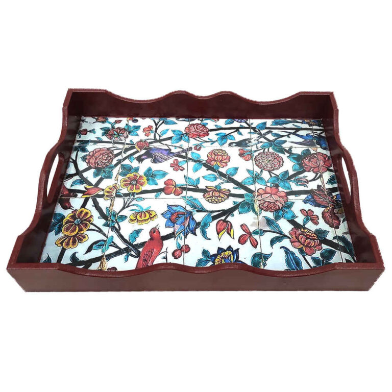Persian Wooden Tray Model Kaashi - ShopiPersia