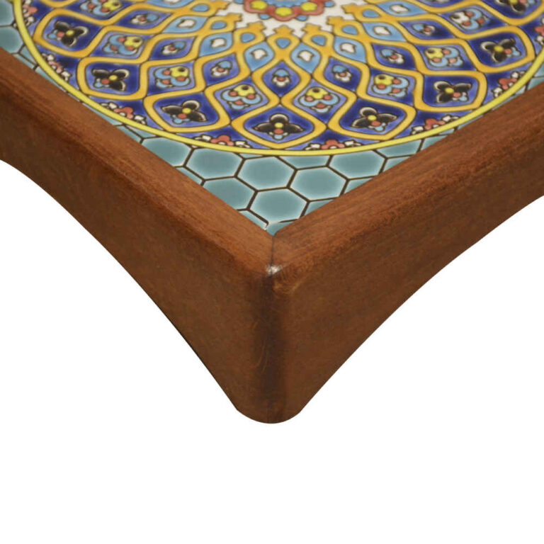 Persian Wooden Serving Tray Model Khial - ShopiPersia