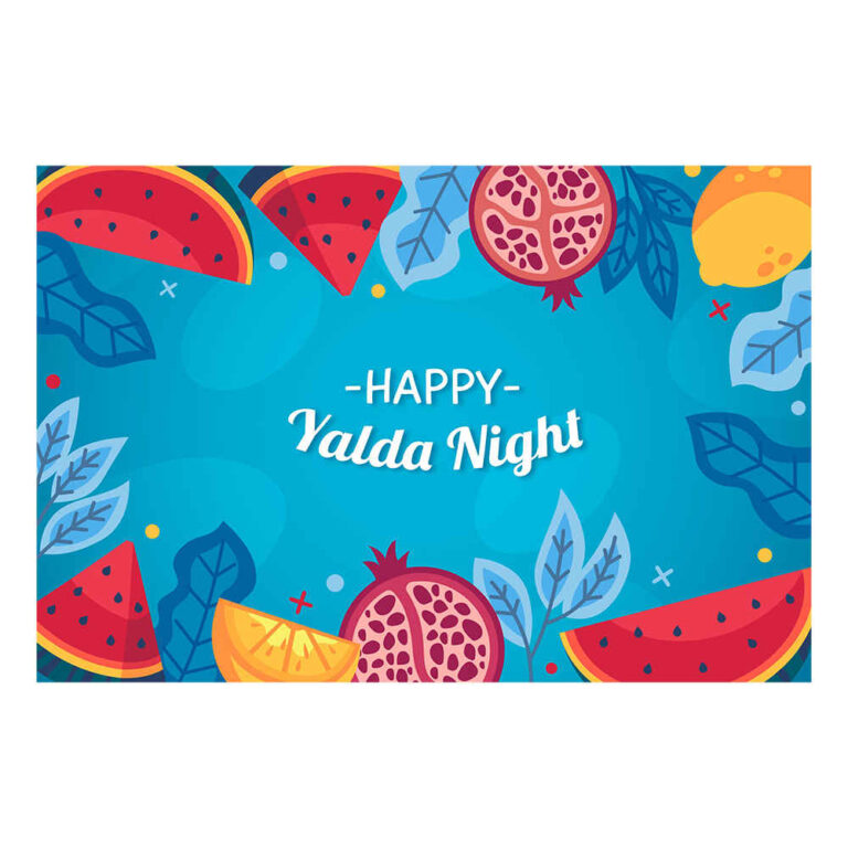 Persian Yalda Theme Wall Banner 3986949 - ShopiPersia