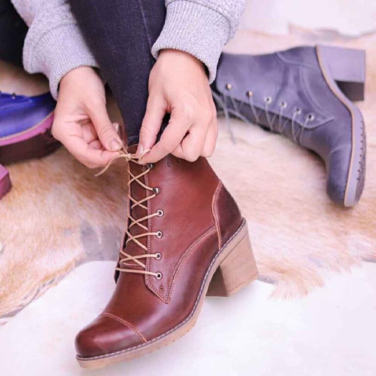 Women's Ankle Leather Boot Model 109 - ShopiPersia