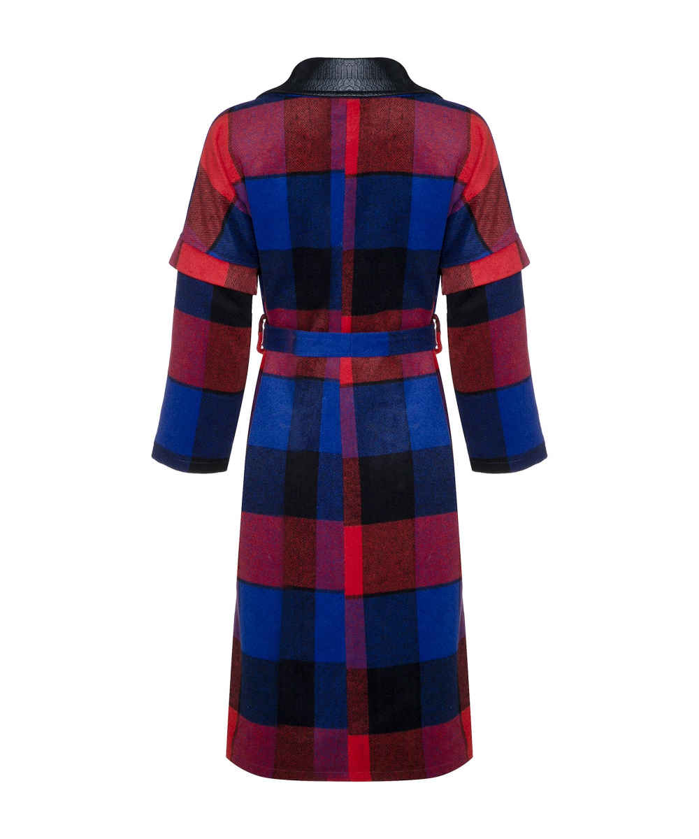 Double Breasted Cotton Overcoat for Women with Side Belt – Modern ...