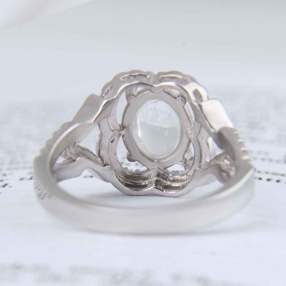 Dur-e Najaf Silver Ring For Women Engagement Bliss Reyhan