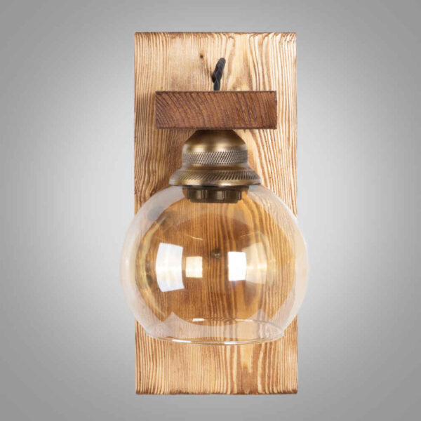 Handmade Wooden Wall Lamp Sconce 8104121 - ShopiPersia Handmade Wooden Wall Lamp Sconce 8104121 - ShopiPersia