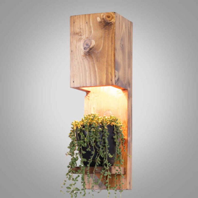 Wooden Wall Lamp Sconce Model Maryam - ShopiPersia