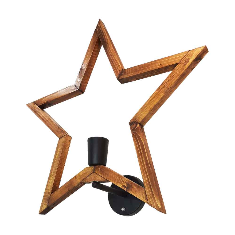 Handmade Wooden Wall Lamp Sconce 8824170 - ShopiPersia Handmade Wooden Wall Lamp Sconce 8824170 - ShopiPersia