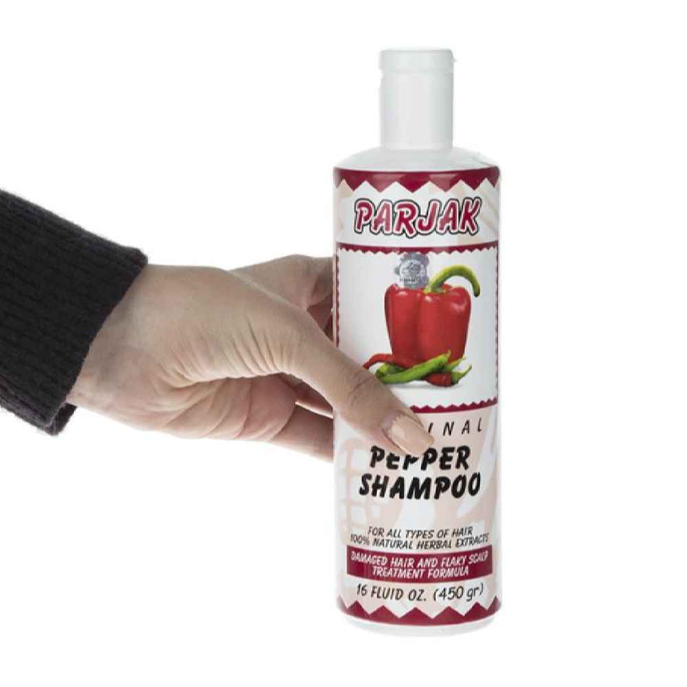 Parjak Pepper Shampoo for All Hair Types - Stimulates Scalp & Hair ...
