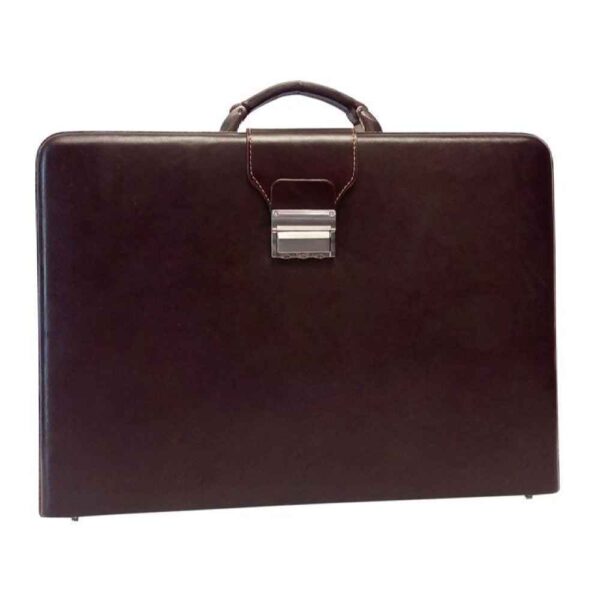 Persian Leather Briefcase - Borzoo Model - ShopiPersia