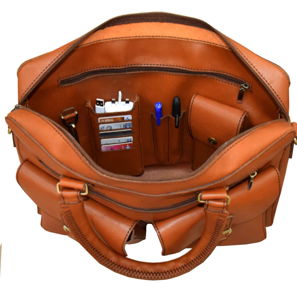 Persian Leather Briefcase - Emperor Model - ShopiPersia