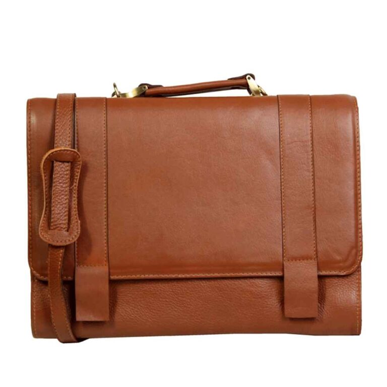 Persian Leather Briefcase - Emad Model - ShopiPersia