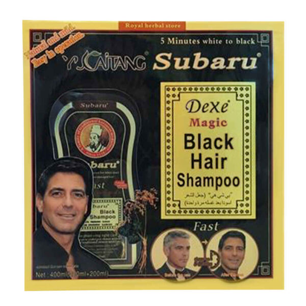 Subaru Black Hair Color Shampoo - Long-Lasting Color, Natural Look ...