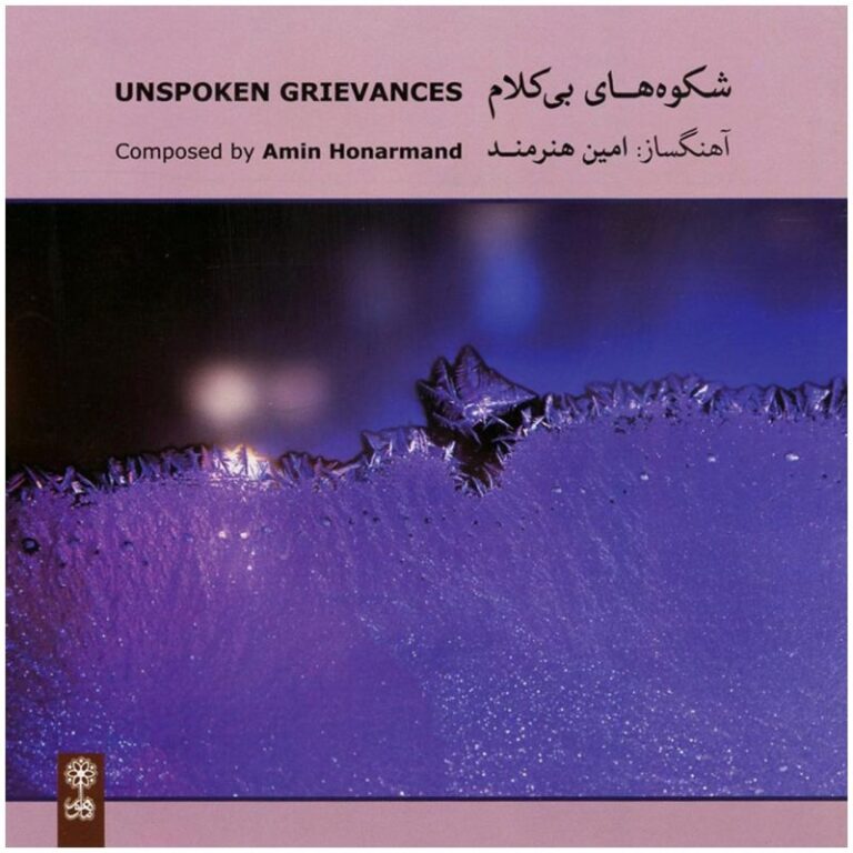 Unspoken Grievances Album by Amin Honarmand - ShopiPersia