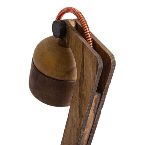 Wooden Adjustable Desk Lamp Handcrafted B12 - ShopiPersia