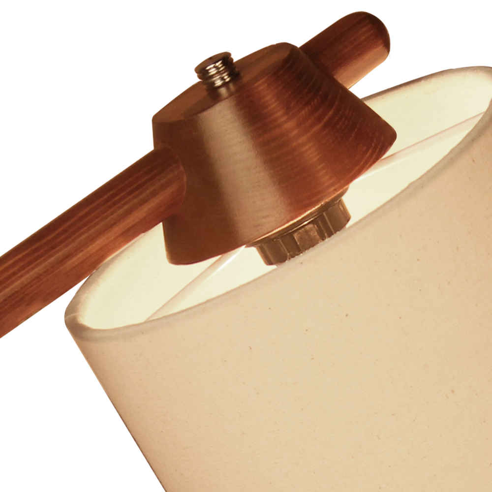 Wooden Adjustable Desk Lamp Handcrafted N30 - ShopiPersia