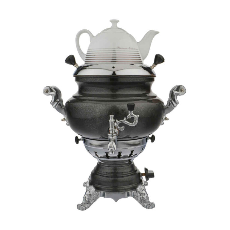Gas Samovar Tea Maker with Teapot Modern Design Sogand 6-Liter ...
