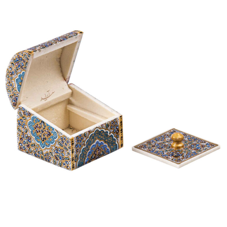 Bone Jewelry Box Handcrafted with Persian Inspired Pattern Majnun ...