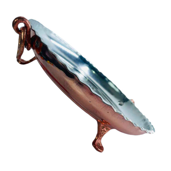 Persian Copper Serving Platter Hammered Dalbor - ShopiPersia