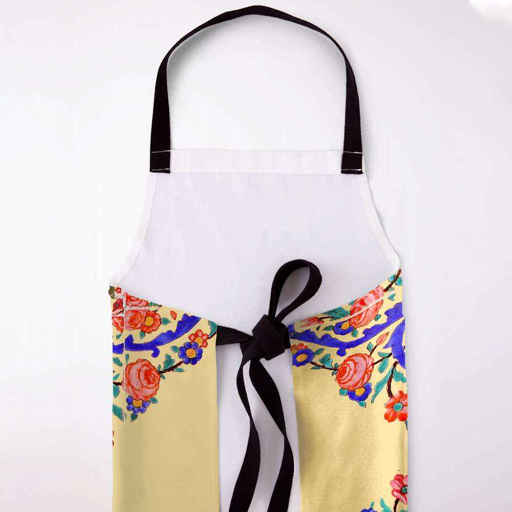 Persian Linen Kitchen Apron Model Asal - ShopiPersia