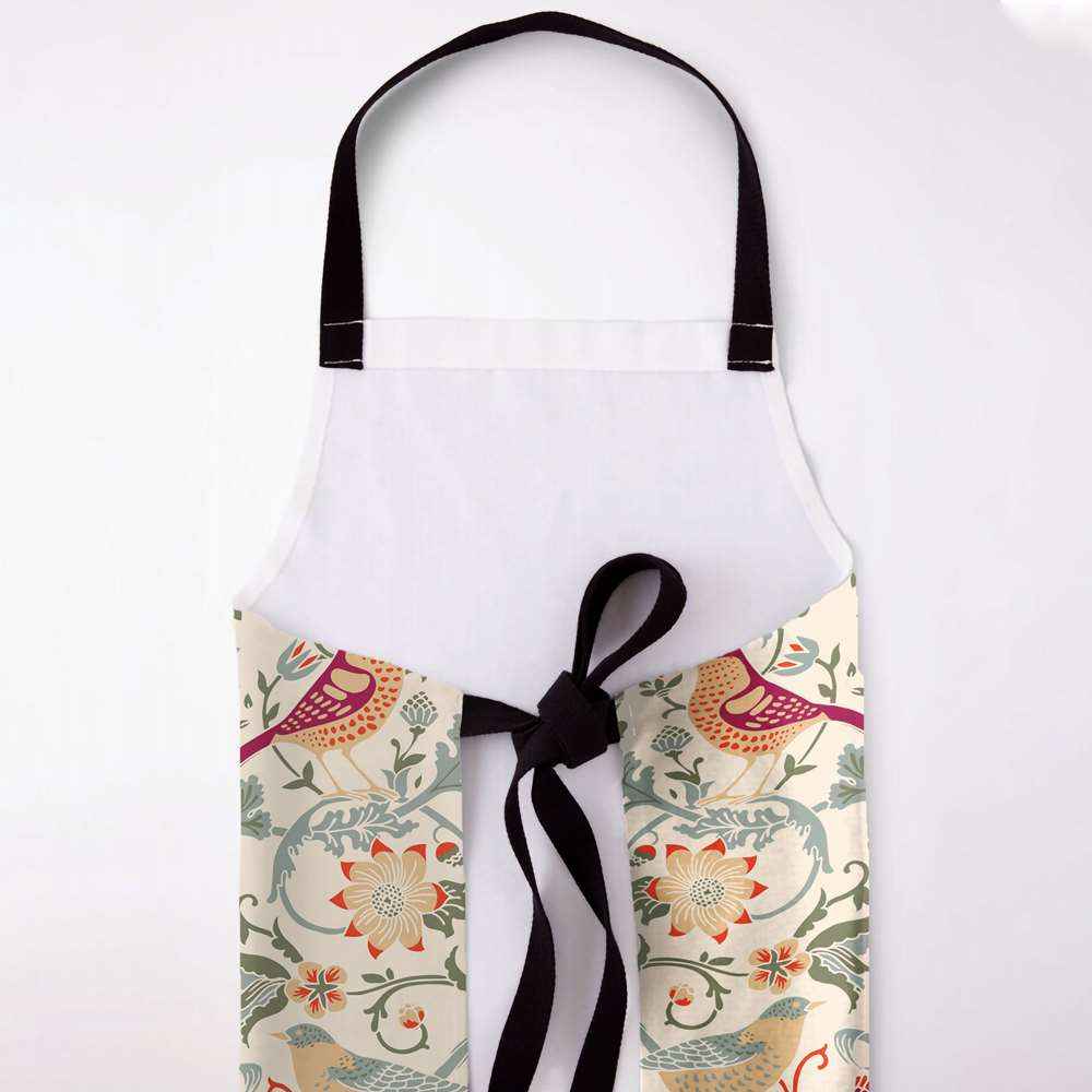 Persian Linen Kitchen Apron Model Elaheh - ShopiPersia