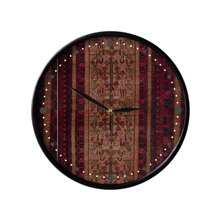 Persian Style Analog Wall Clock Model Morghi - ShopiPersia