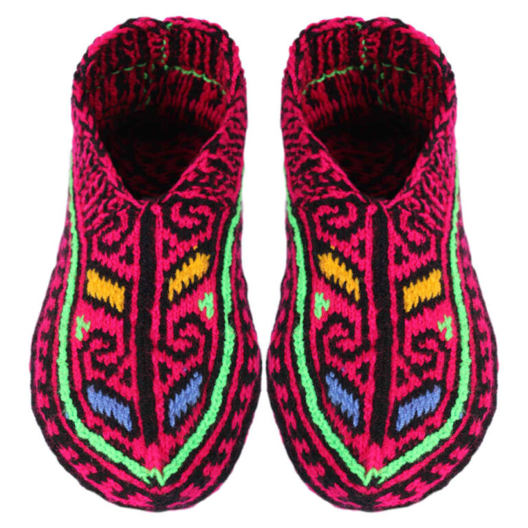 Azerbaijan Crochet Slippers for Women Acrylic fiber Knitted Ayta ...