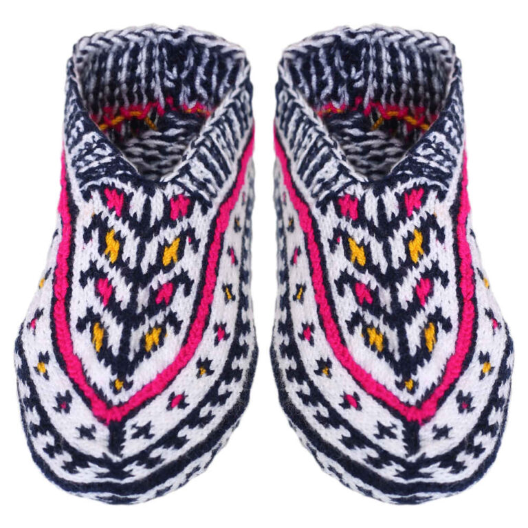 Azerbaijan Crochet Slippers for Women Acrylic fiber Knitted Dastbaf ...