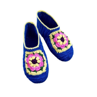 Azerbaijan Crochet Slippers for Women Acrylic fiber Knitted Ayta ...