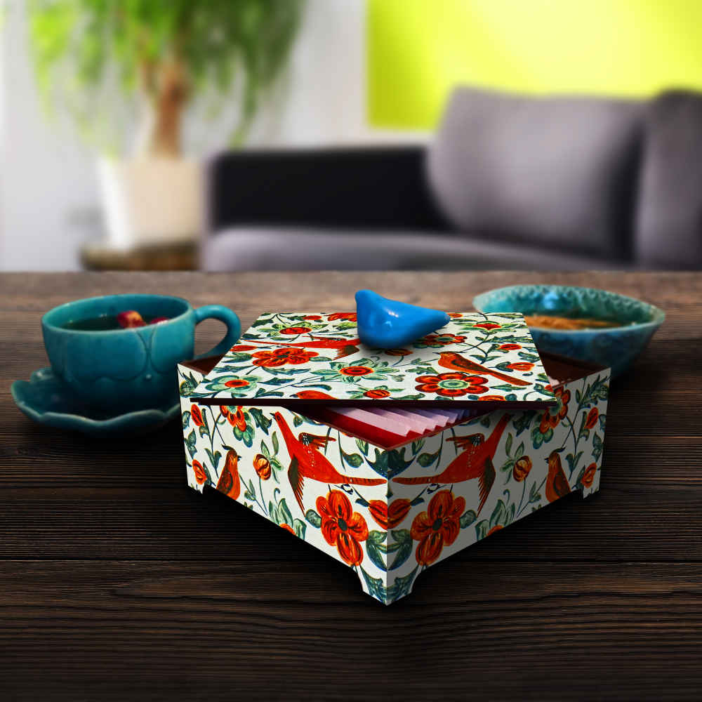 Wooden Candy Organizer Box Model Golestan - ShopiPersia