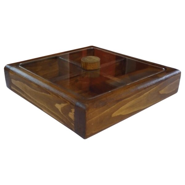 Lux Model Wooden Organizer Box for Nuts & Candy - ShopiPersia