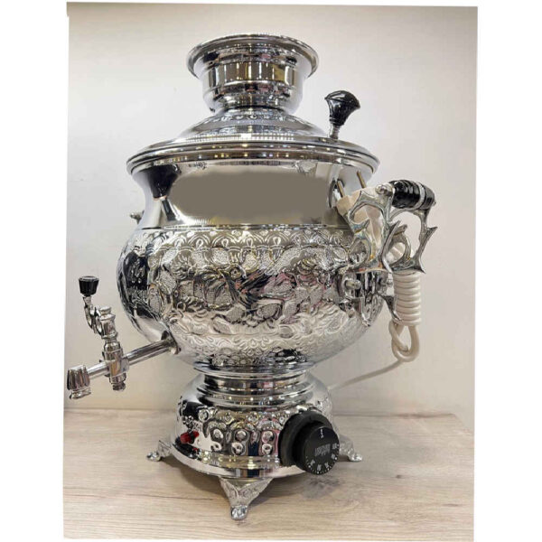 Persian Electric Samovar Traditional Design Tea Maker 6-Liter - ShopiPersia