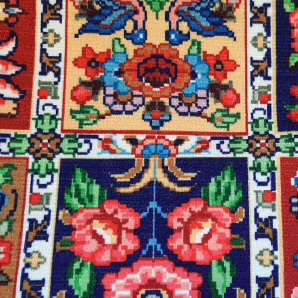 Large Boho Persian Style Indoor Floor Mat Shana - ShopiPersia