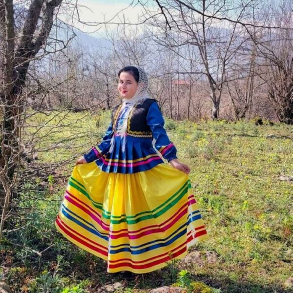 Persian Girl's Traditional Clothing Set Model Jana - ShopiPersia