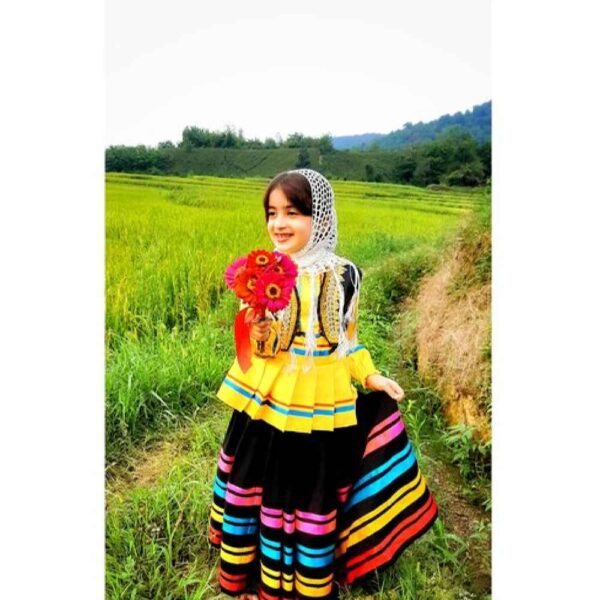 Persian Girl’s Traditional Gilaki Costume Set - ShopiPersia