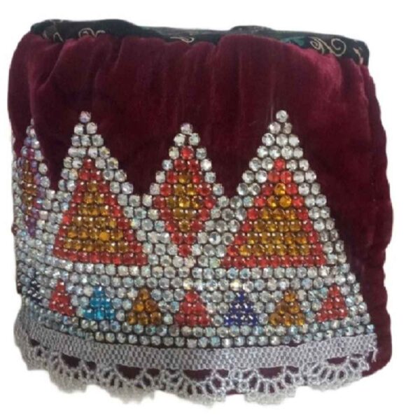Handcrafted traditional Persian Ethnic Hat Khuzestan Mahali - ShopiPersia