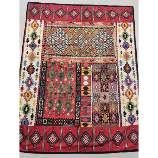 Large Boho Persian Style Indoor Floor Mat Elena - ShopiPersia