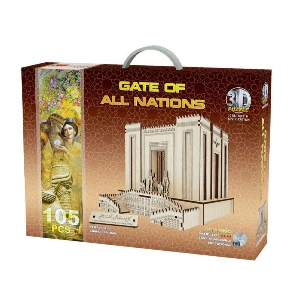 105-Piece 3D Puzzle: Persepolis Gate of All Nations – Architectural ...