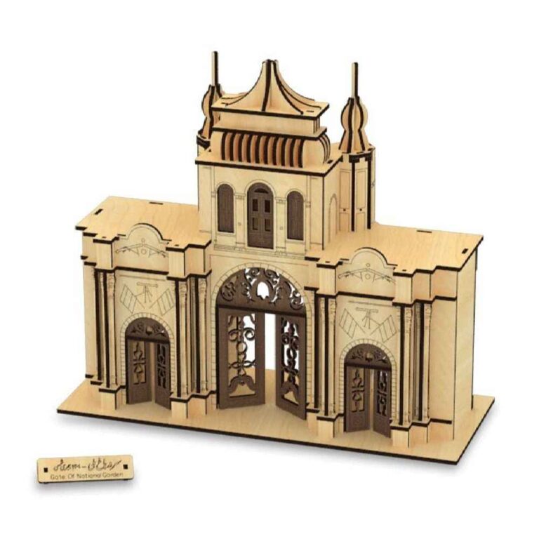 131-Piece 3D Puzzle: Gate of the National Garden – Detailed Model ...