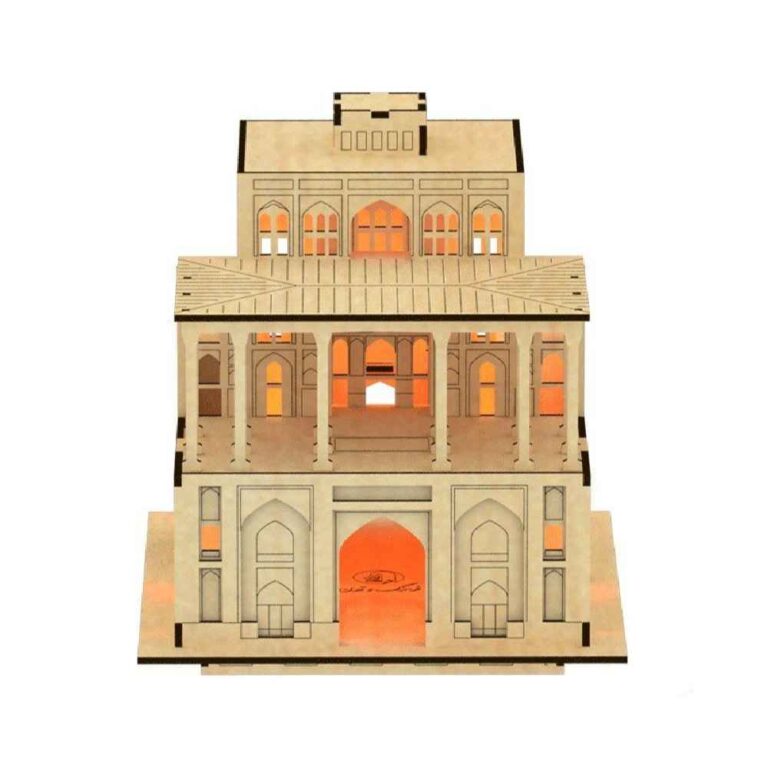42-Piece 3D Puzzle: Aali Qapu Palace – Historical Model - ShopiPersia