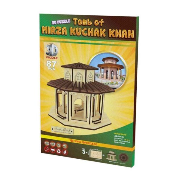 87-Piece 3D Puzzle: Tomb of Mirza Kuchak Khan – Intricate Design ...