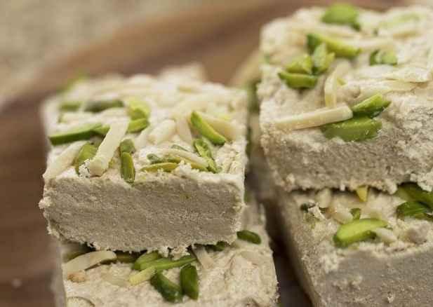 Tahini Halva with Pistachio - Oghab 400g (Pack of 3) - ShopiPersia