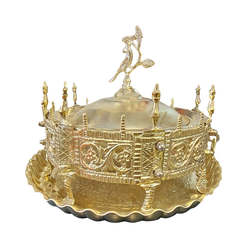 Persian Esfand Burner Manghal Model Angle - ShopiPersia